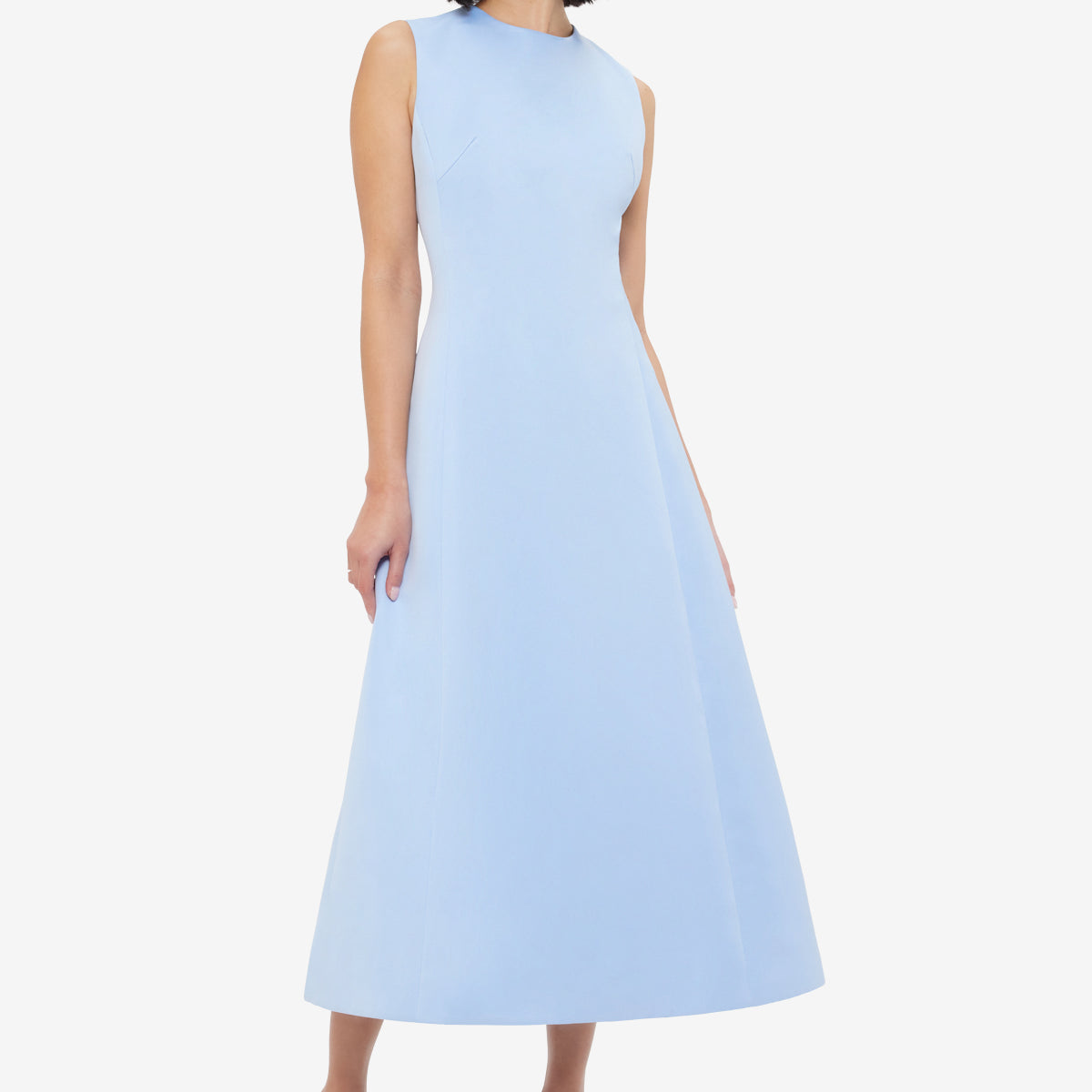 Cleo Sleeveless Midi Dress - Sky Blue – LEO LIN