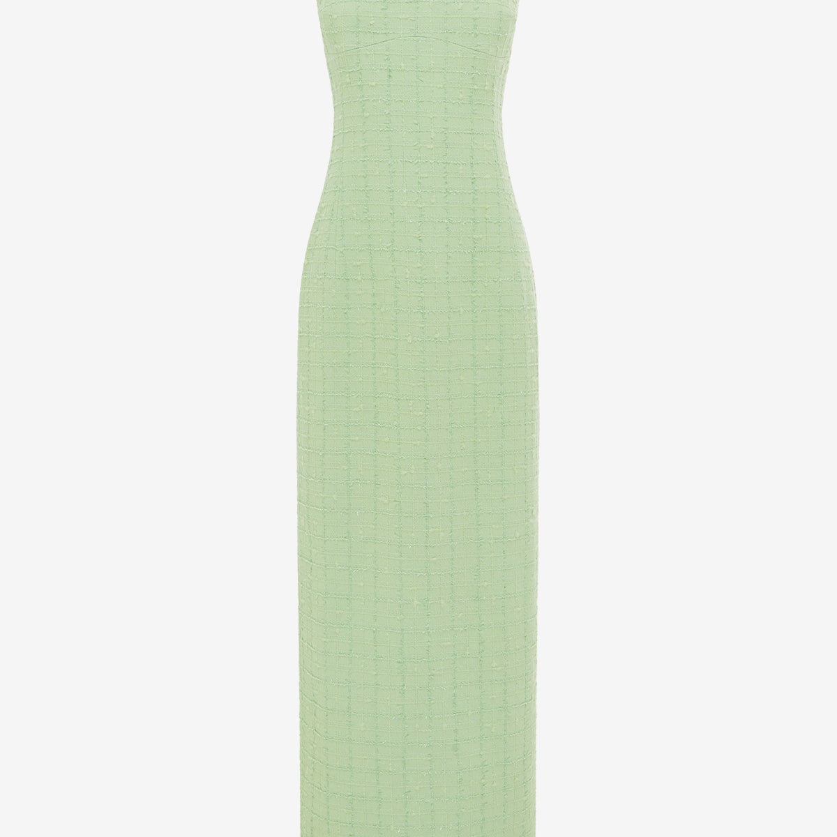 Zayna Tweed Bustier Maxi Dress - Caledon Green – LEO LIN