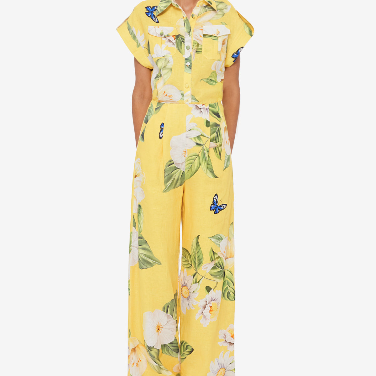 Luisa Pants - Joie Print in Sunshine – LEO LIN