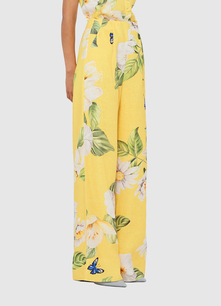 Luisa Pants - Joie Print in Sunshine – LEO LIN