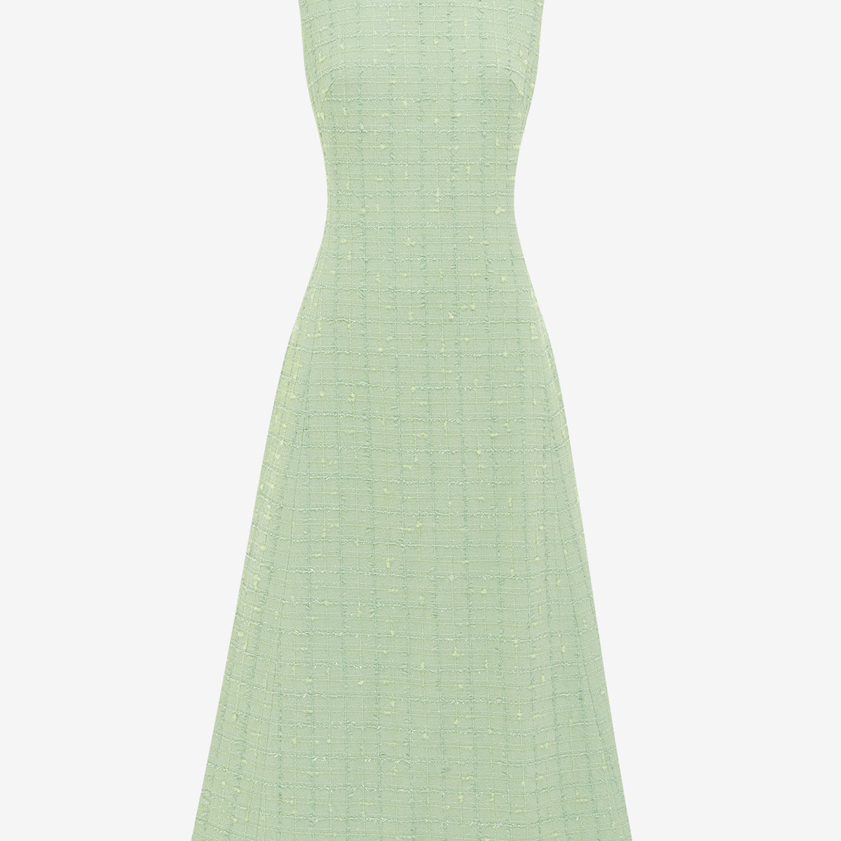 Cleo Tweed Midi Dress - Caledon Green – LEO LIN