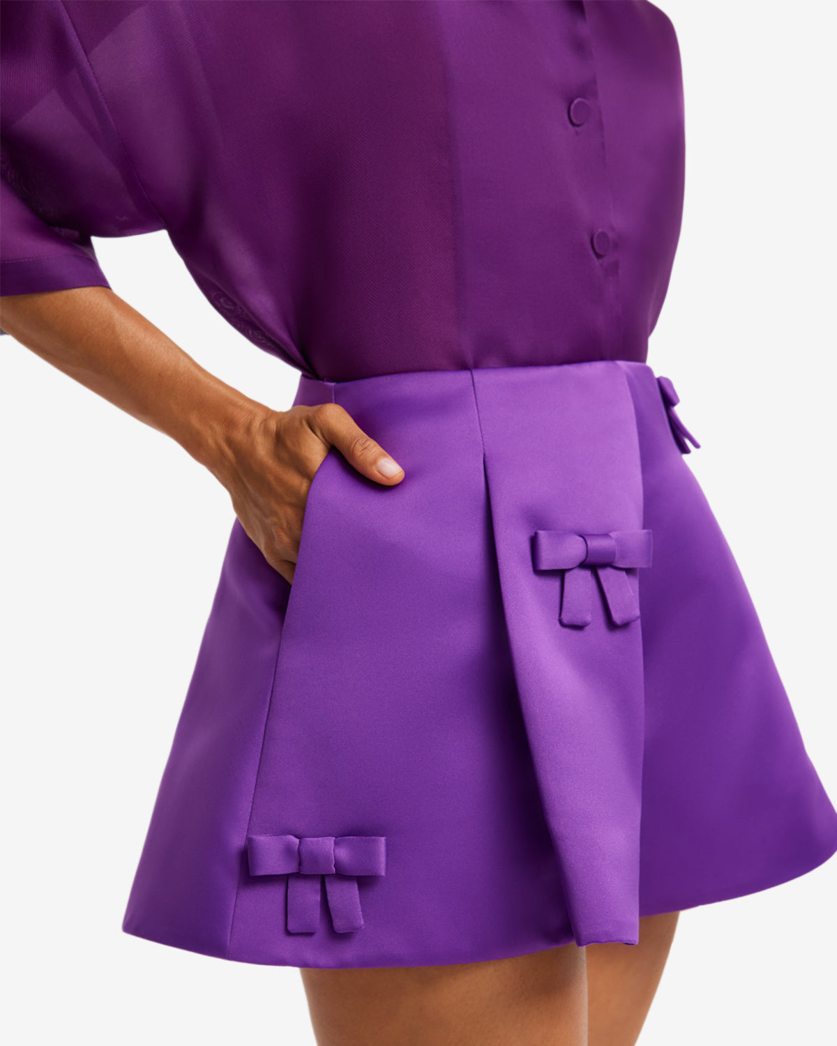 Abby Bow Shorts - Eminence – LEO LIN