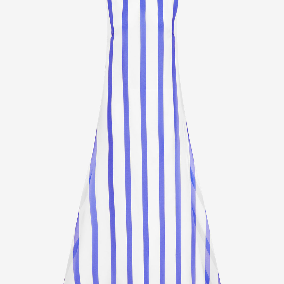 Yumei Striped Open Back Gown - Navy – LEO LIN