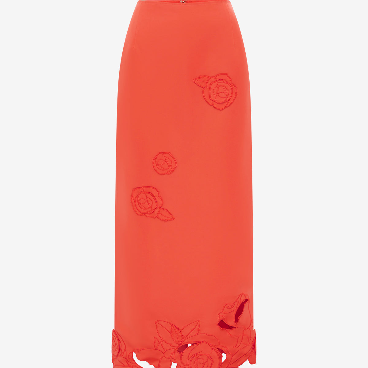 Kyra Appliqué Maxi Skirt - Saffron – LEO LIN