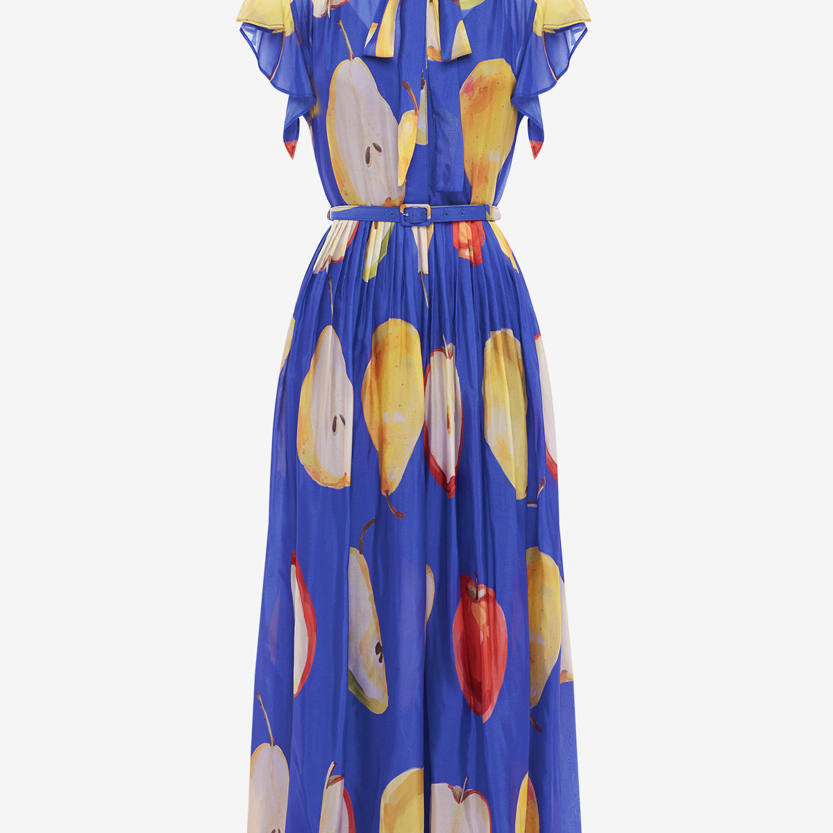 Grace Flutter Sleeve Midi Dress - Pear Print – LEO LIN