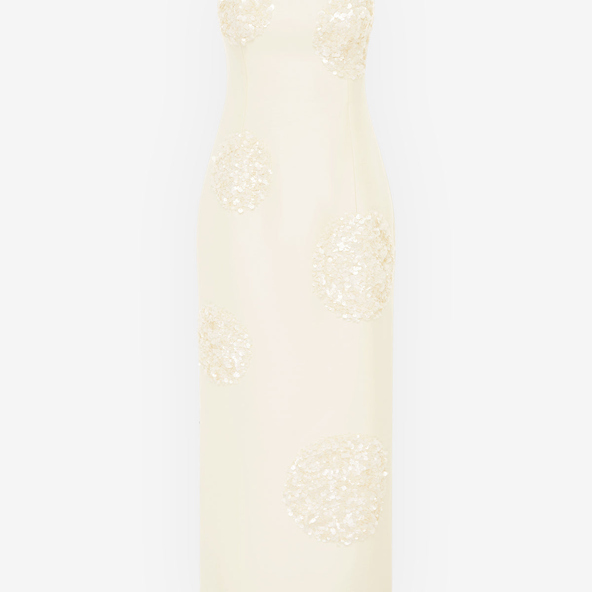Rayna Embellished Bustier Maxi Dress - Cream – LEO LIN