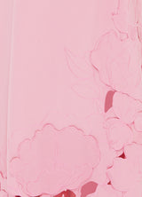 Cleo Appliqué Sleeveless Midi Dress - Flamingo – LEO LIN