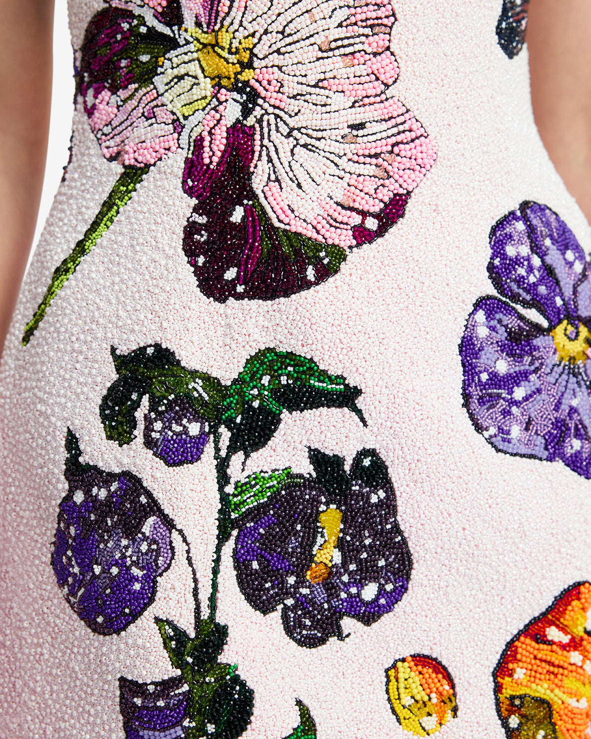 Zaria Beaded Bustier Mini Dress - Wildbloom – LEO LIN