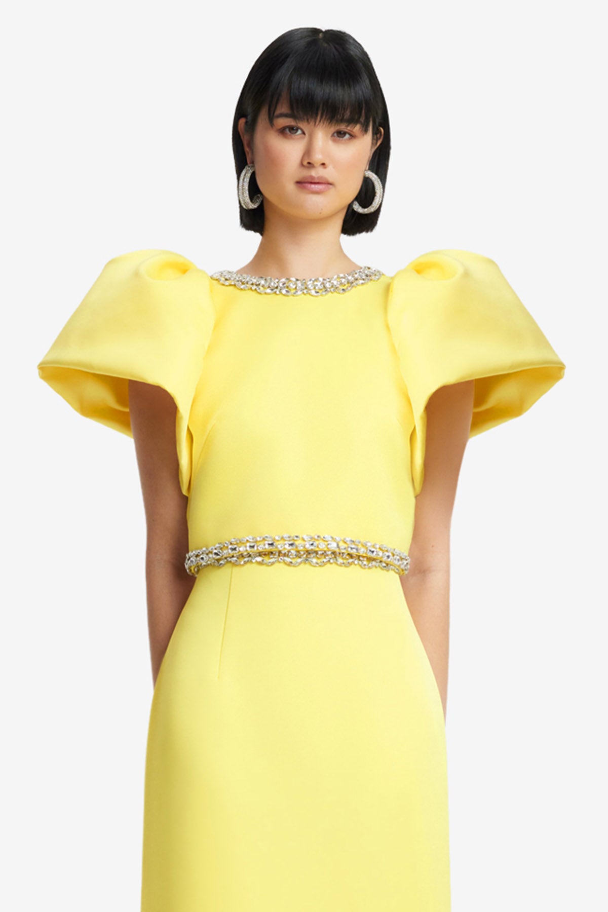 Leo Lin Yellow Tops | 2025 Designer Midi & Maxi Dresses | Coveti