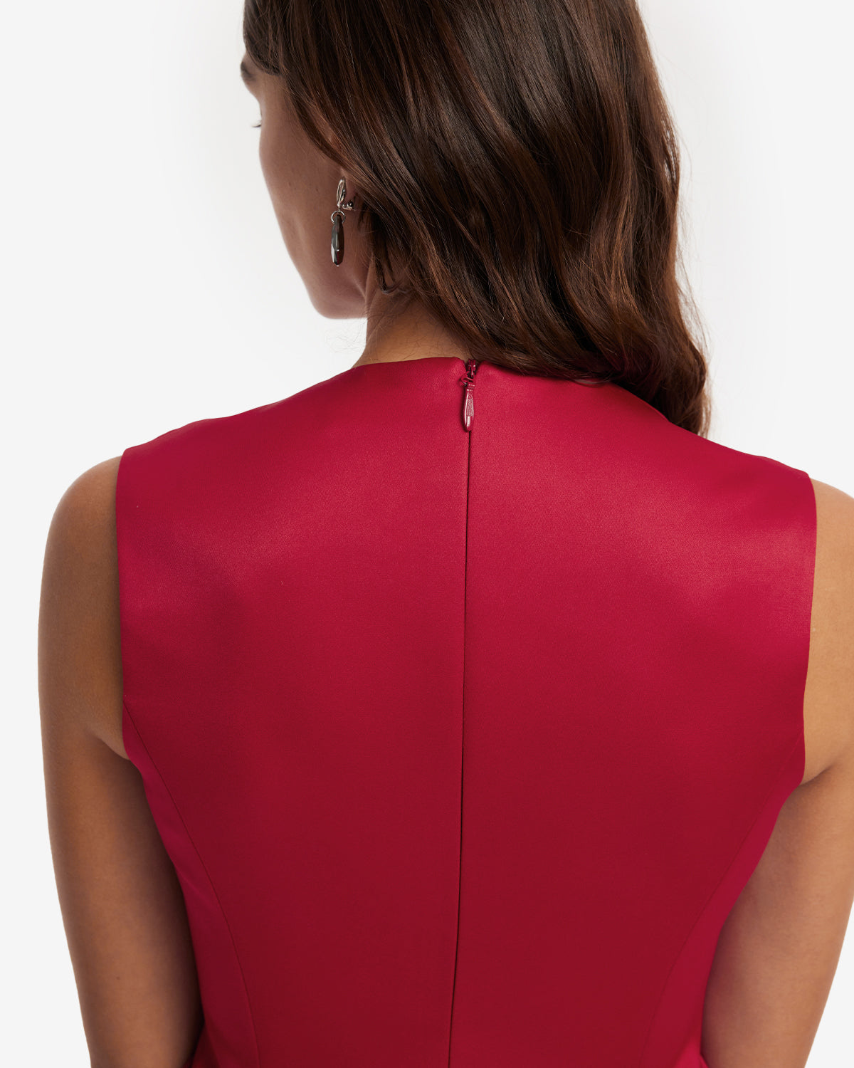 Bree V Neck Mini Dress - Scarlet – LEO LIN