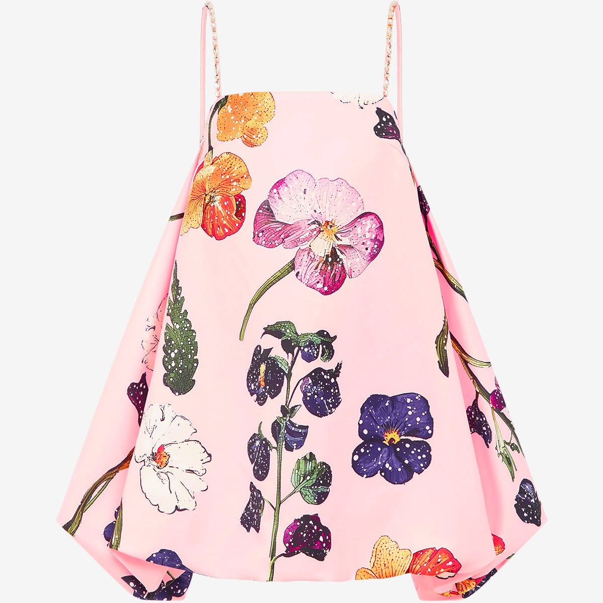 Patsy Embellished Puff Mini Dress - Wildbloom – LEO LIN